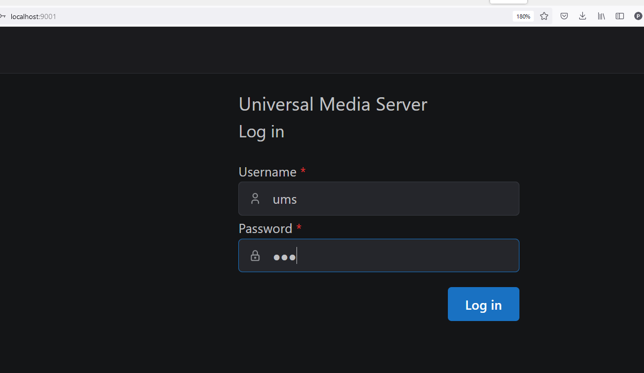 what is webui 's default username and password? · Issue #3788 · UniversalMediaServer ...