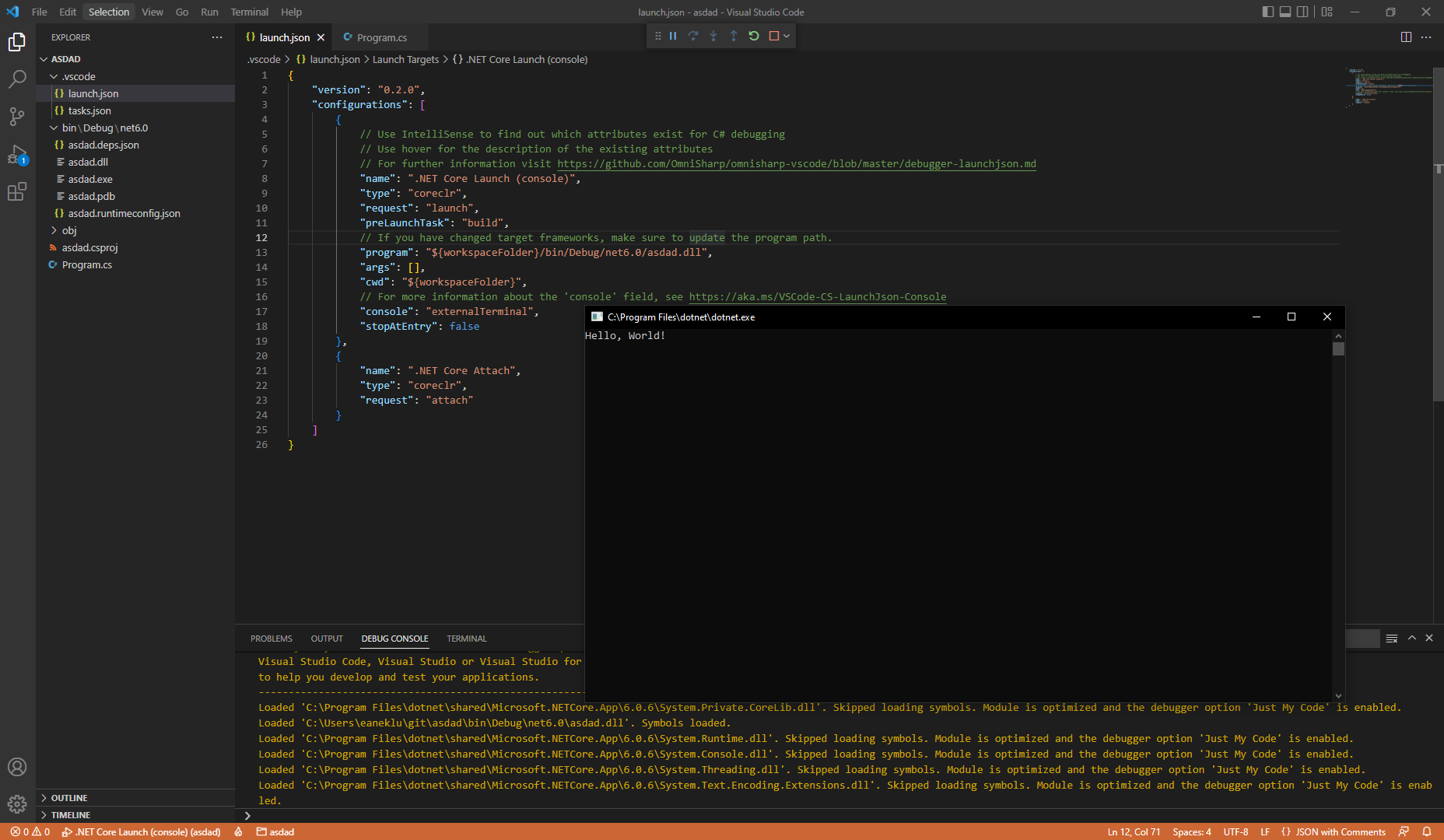 coreclr debugger: "console": "externalTerminal" not working · Issue #1166 · VSCodium/vscodium ...