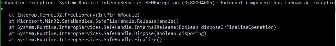 SafeFileHandle from WinUsb_Initialize() being released multiple times ...