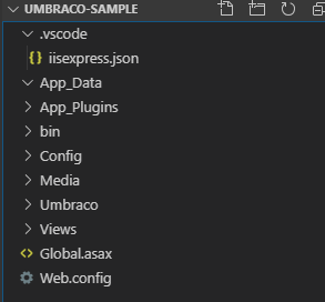 The following site was not found in the configuration file: 'umbraco-sample-f43b72dc-5c06-425b ...