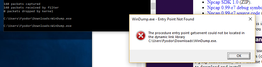 (npcap) > compatibility issue · Issue #1337 · nmap/nmap · GitHub