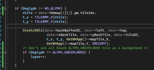 Screen is not cleared when travelling up/down stairs on windows when using tiles - 3.7 dev ...