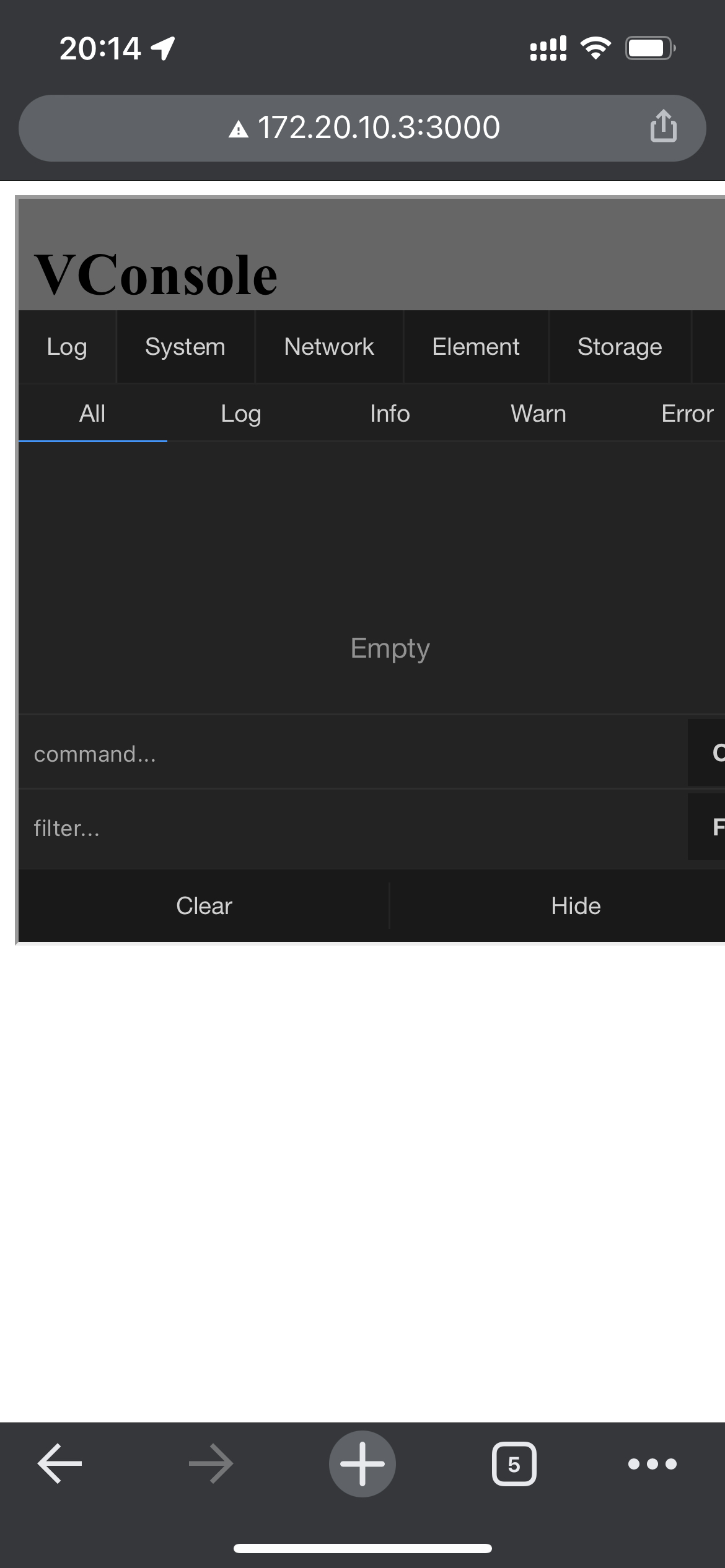 Type error in IOS devices · Issue #484 · Tencent/vConsole · GitHub