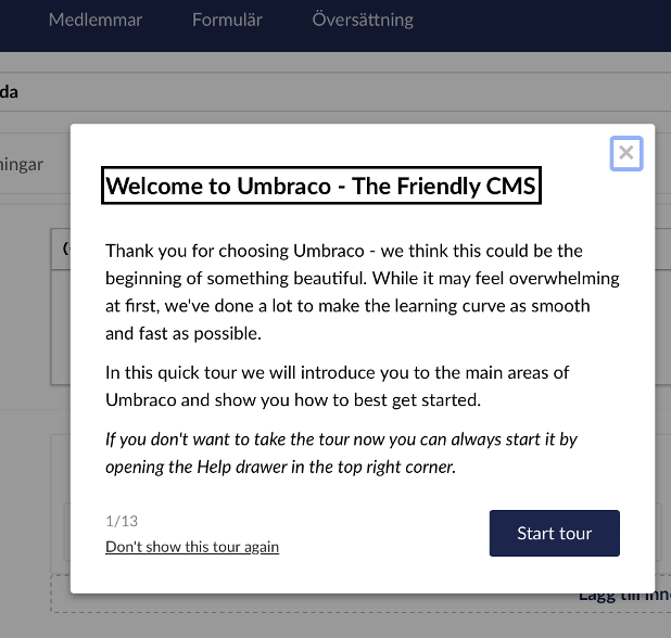 Tour not coded according to best practice · Issue #14744 · umbraco/Umbraco-CMS · GitHub