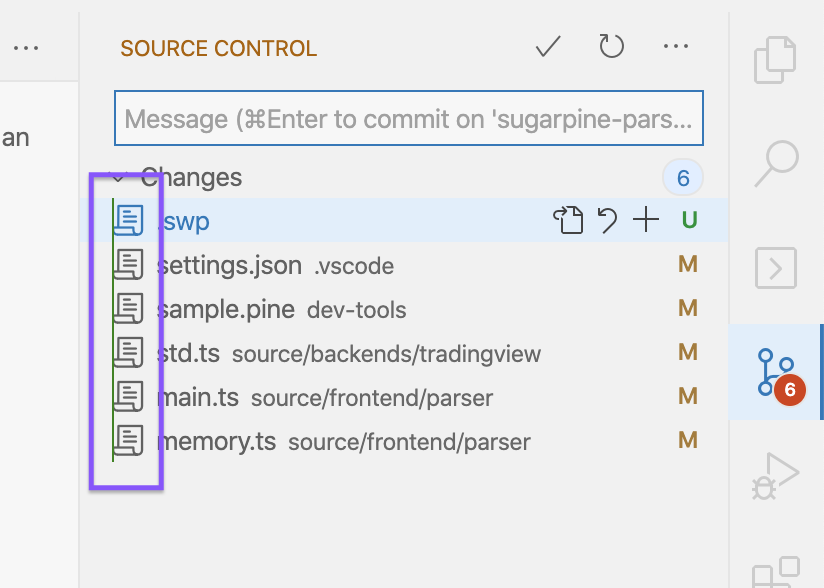 Git Indentation Line In Collapsing With The Icons · Issue 104257 · Microsoftvscode · Github