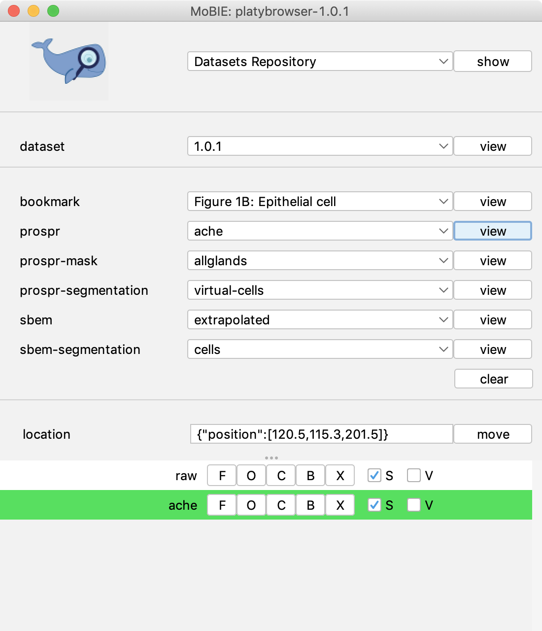 Add, view, remove all buttons · Issue #630 · mobie/mobie-viewer-fiji ...