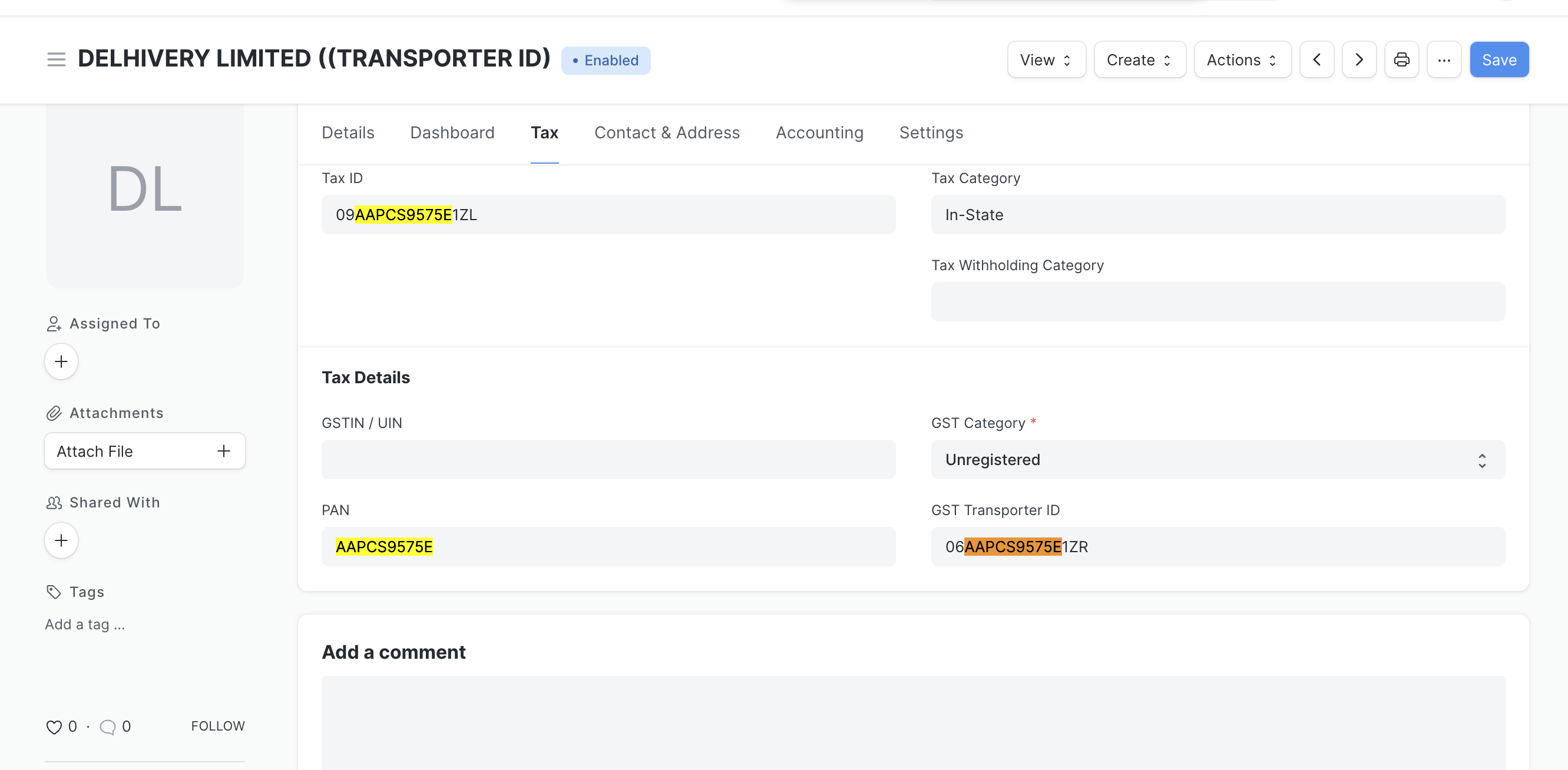 GST Transporter ID · Issue #620 · resilient-tech/india-compliance · GitHub