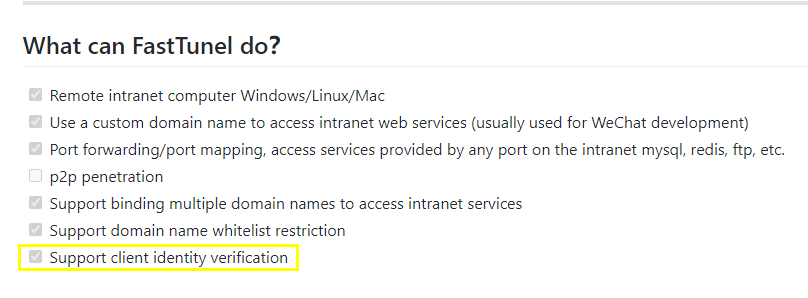 identity · Issue #29 · FastTunnel/FastTunnel · GitHub