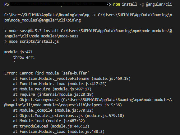 npm and ng command error · Issue #19022 · npm/npm · GitHub