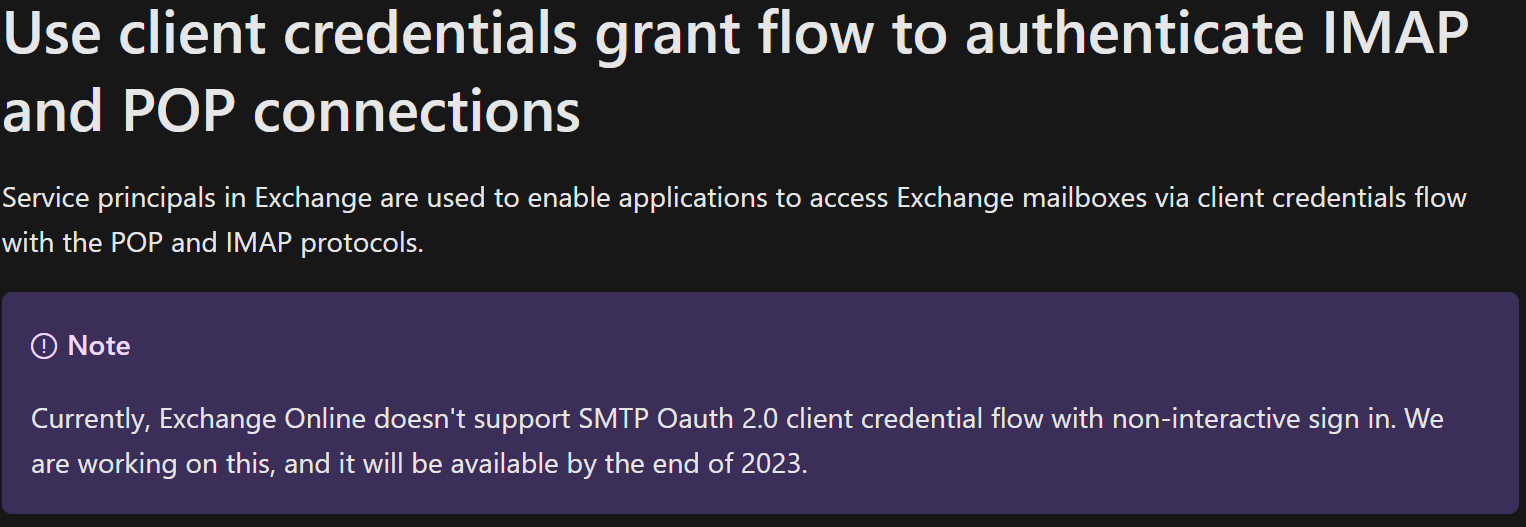 How can I implement service-to-service authentication with Office365 using the OAuth2 SASL ...