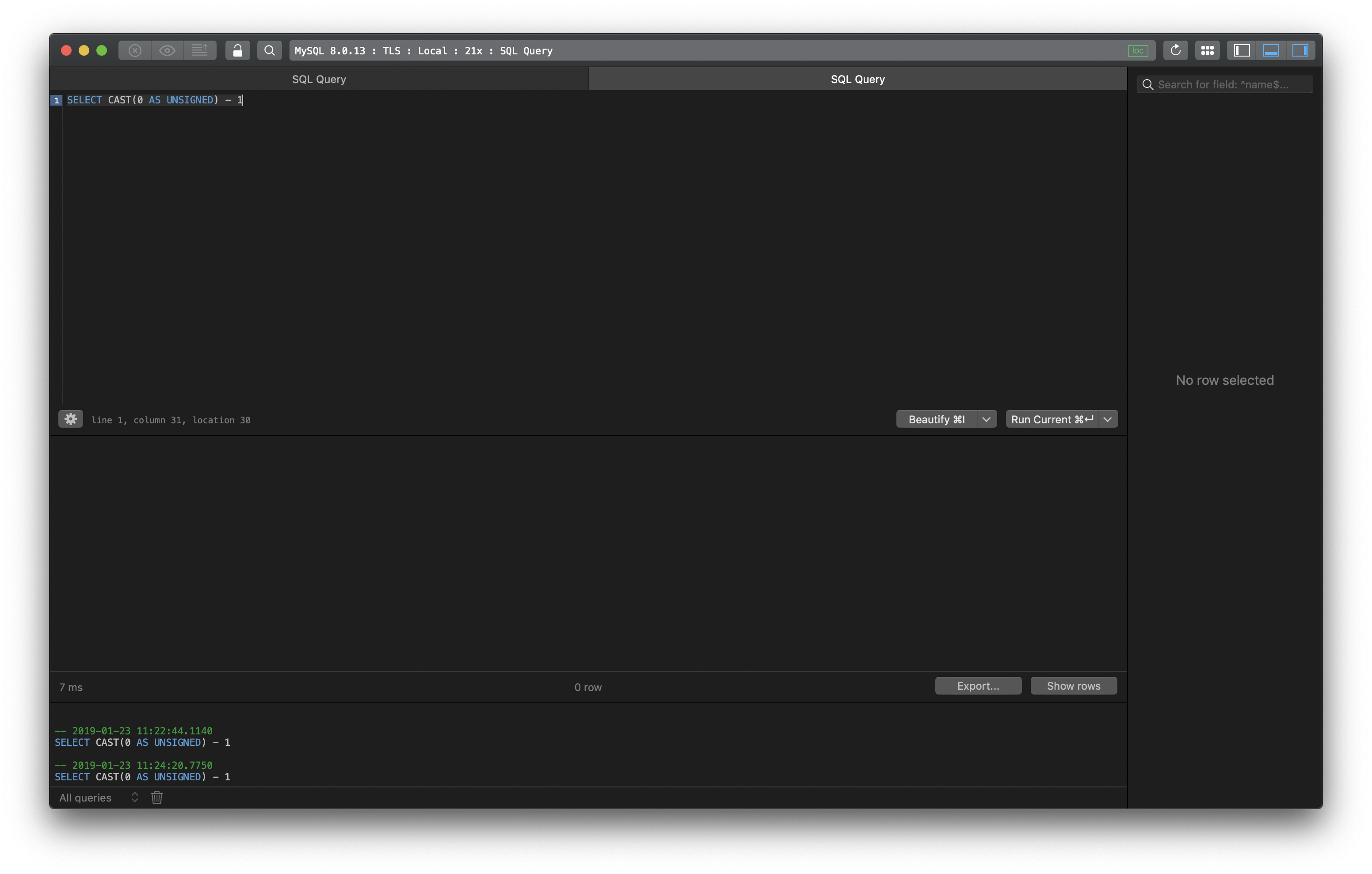 Table Plus appears to swallow MySQL errors · Issue #916 · TablePlus ...