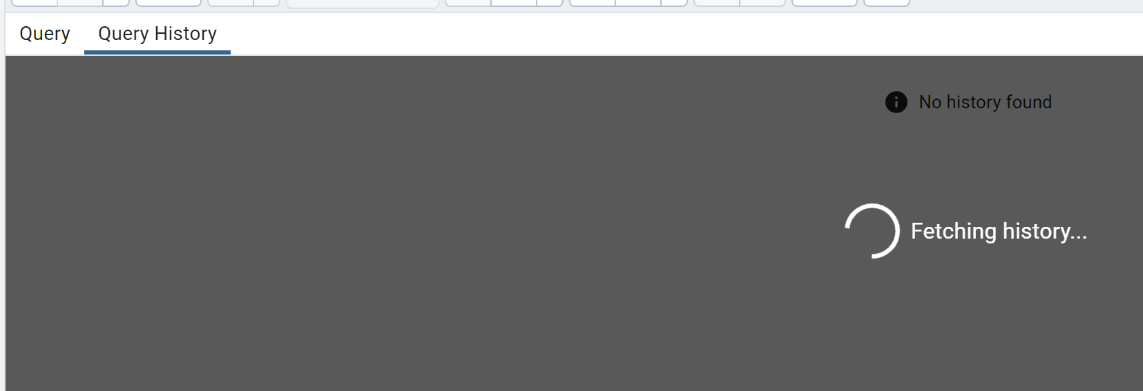 pgAdmin crashes when accessing the query history tab when the query history contains many items ...