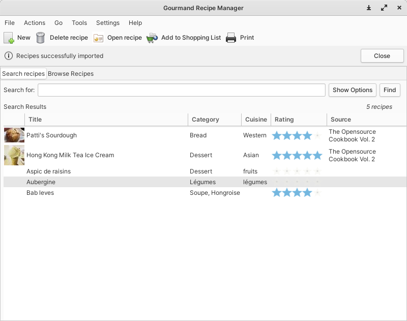 Small issue with importer from mycookbook · Issue #31 · GourmandRecipeManager/gourmand · GitHub