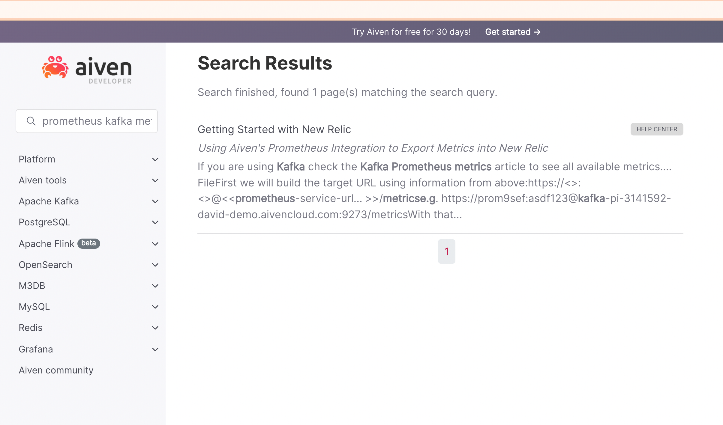 Inconsistent search results · Issue #543 · aiven/devportal · GitHub