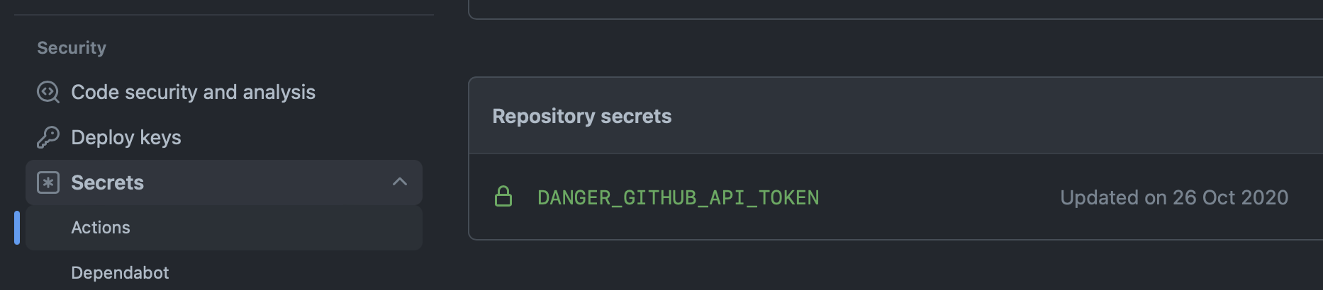 Danger is blocking Pull Requests due to missing token · Issue #948 ...
