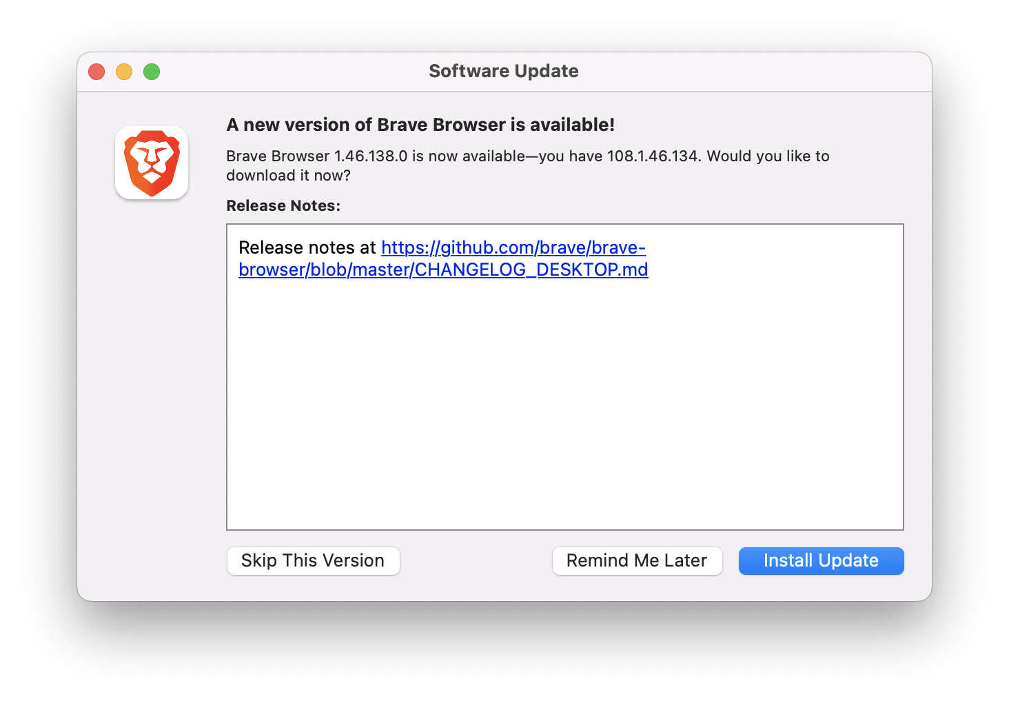 Weird version numbers in upgrade dialog · Issue #27235 · brave/brave ...
