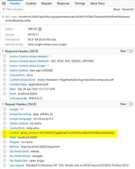 Bug: Equipment manual HTTP 401 Unauthorized when accessed, but download works · Issue #1847 ...