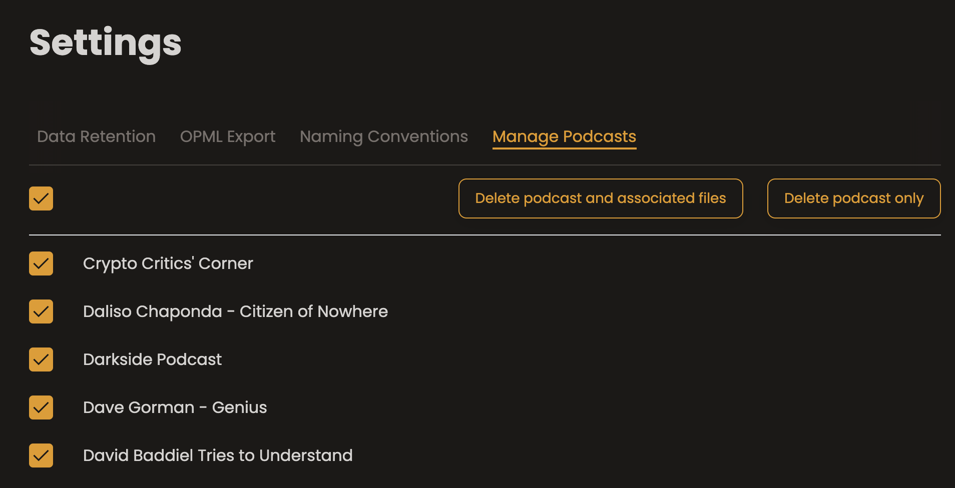 Add global bulk actions · Issue #442 · SamTV12345/PodFetch · GitHub