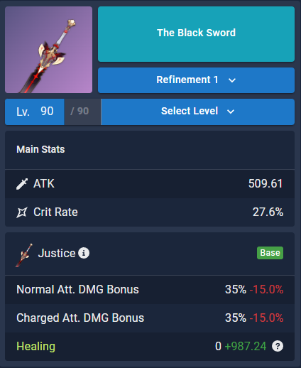 Theorycraft "Compare vs. equipped" shows incorrect weapon diff · Issue #686 · frzyc/genshin ...
