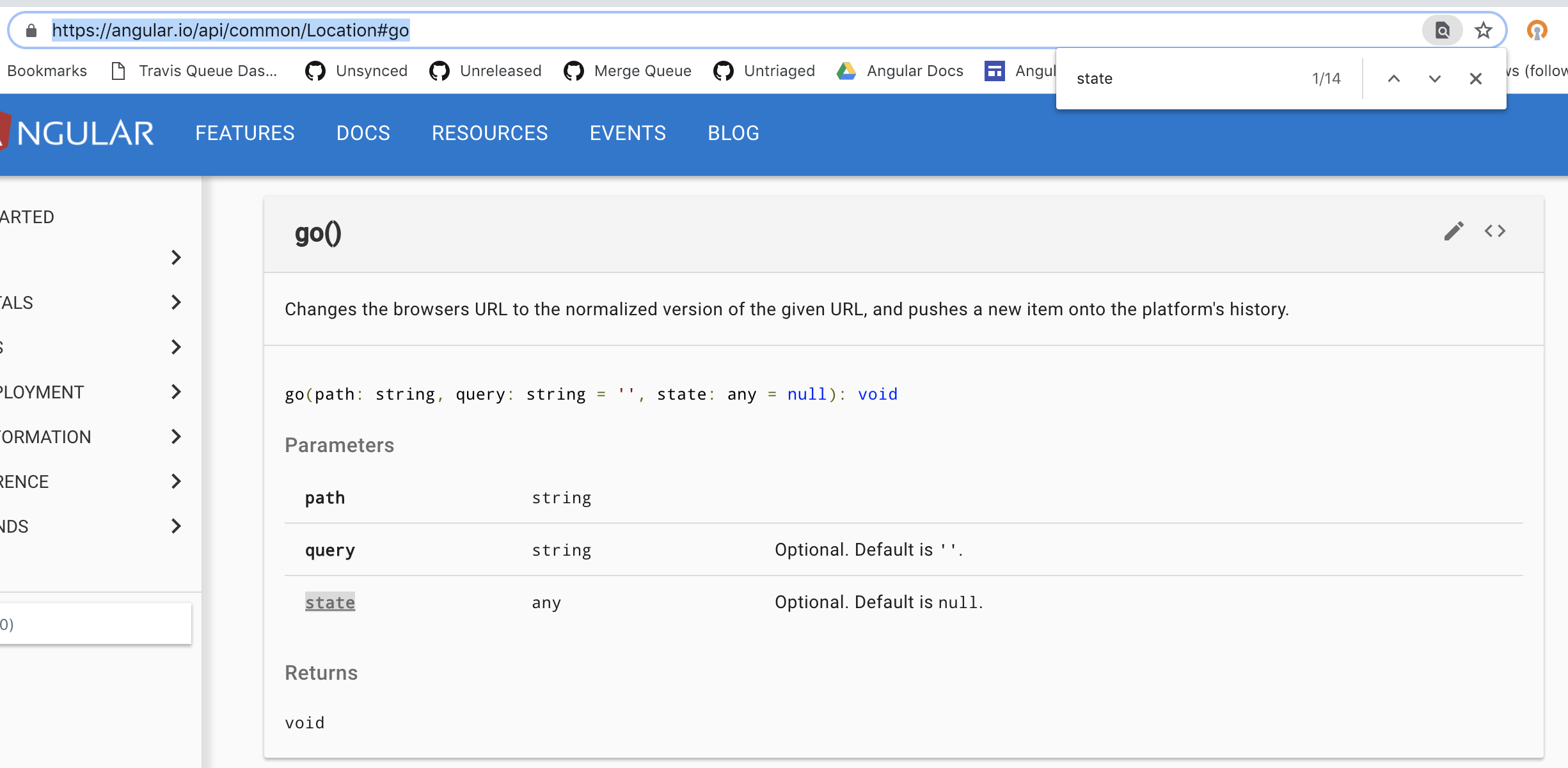 method param names are being incorrectly linkyfied · Issue #28120 · angular/angular · GitHub