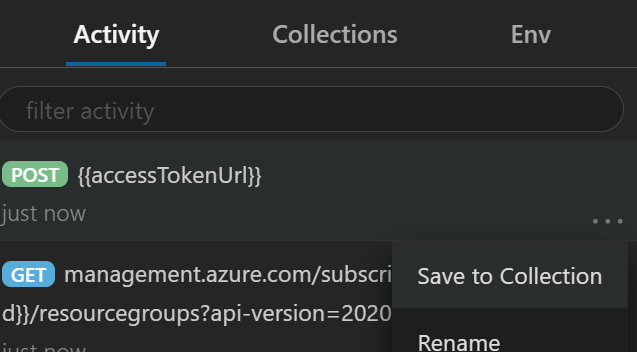 Need to create/run request before you can save it to collection? · Issue #7 · thunderclient ...