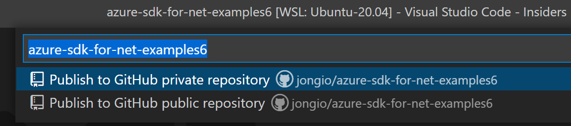 Publish To Github Causes Repo Already Exists Error · Issue 123798