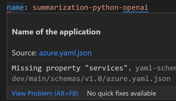services shouldn't be required in azure.yaml · Issue #1162 · Azure/azure-dev · GitHub