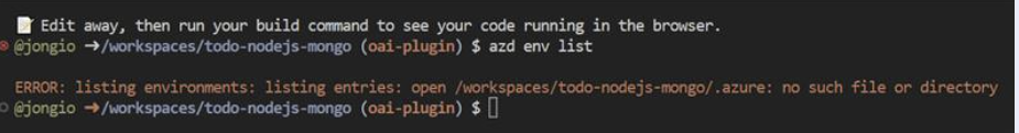 Issue No Such File Or Directory When Loading In Codespaces · Issue 2011 · Azureazure Dev