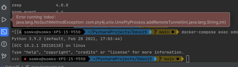 Not working with docker compose · Issue #122 · reloadware/reloadium · GitHub