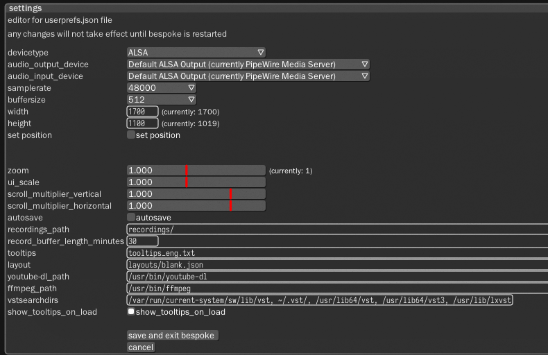 BespokeSynth "Killed" when using Jack (pipewire) · Issue #500 · BespokeSynth/BespokeSynth · GitHub