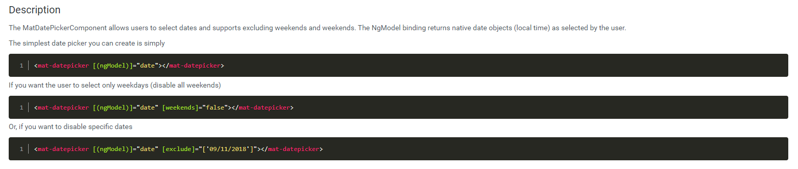 [BUG] @example code examples render asterix since 1.1.5 · Issue #649 · compodoc/compodoc · GitHub