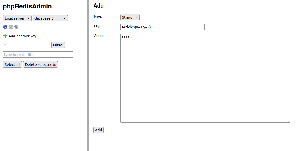 Unable to delete keys with comma(s) · Issue #187 · erikdubbelboer/phpRedisAdmin · GitHub