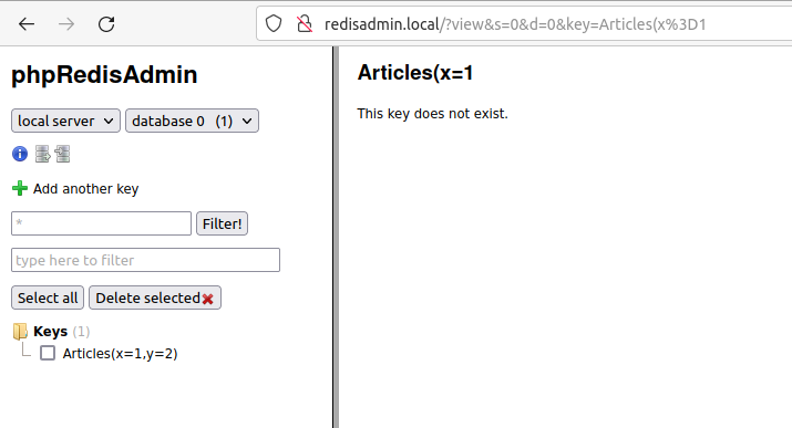 Unable to delete keys with comma(s) · Issue #187 · erikdubbelboer/phpRedisAdmin · GitHub