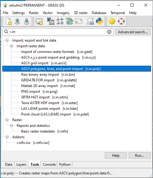 [Bug] r.in.wms not in list of commands in GUI · Issue #2362 · OSGeo/grass · GitHub