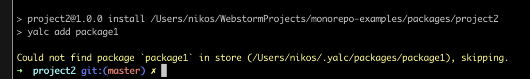 Could not find package, but it exists in the .yalc · Issue #168 · wclr/yalc · GitHub