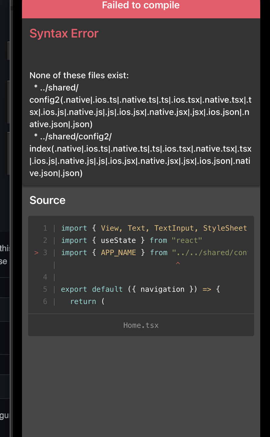 Importing Outside Of The Source Directory Is Not Allowed · Issue 483 · React Native Community
