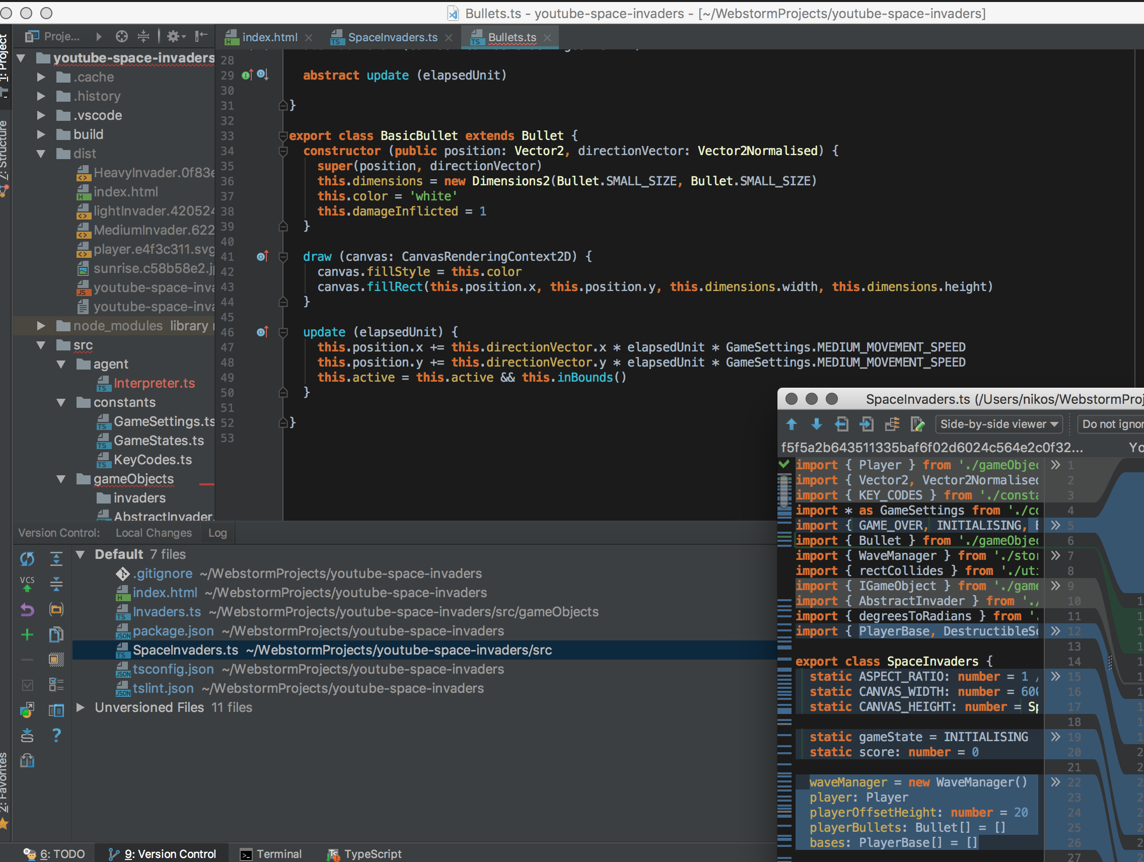 Git changes in explorer window, and cmd +d for diffs, just like webstorm · Issue #54805 ...