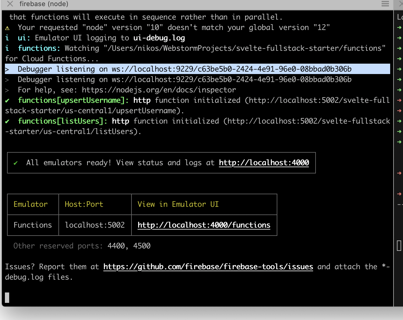 Easy Firebase Emulatorstart In Debug Mode · Issue 1541 · Firebasefirebase Tools · Github 0776