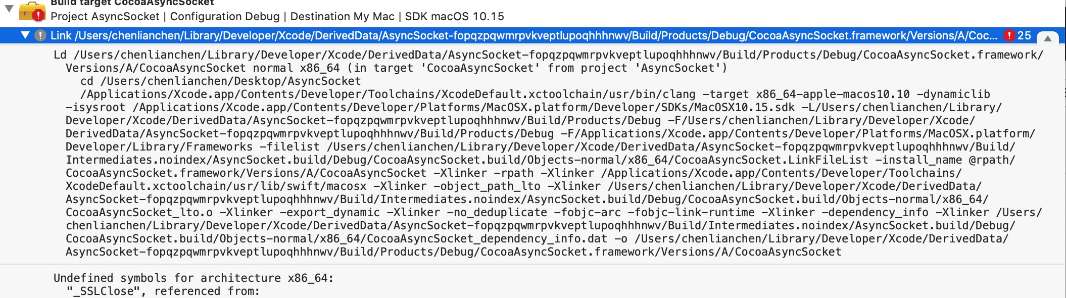 swift package build error. ????? · Issue #727 · robbiehanson/CocoaAsyncSocket · GitHub