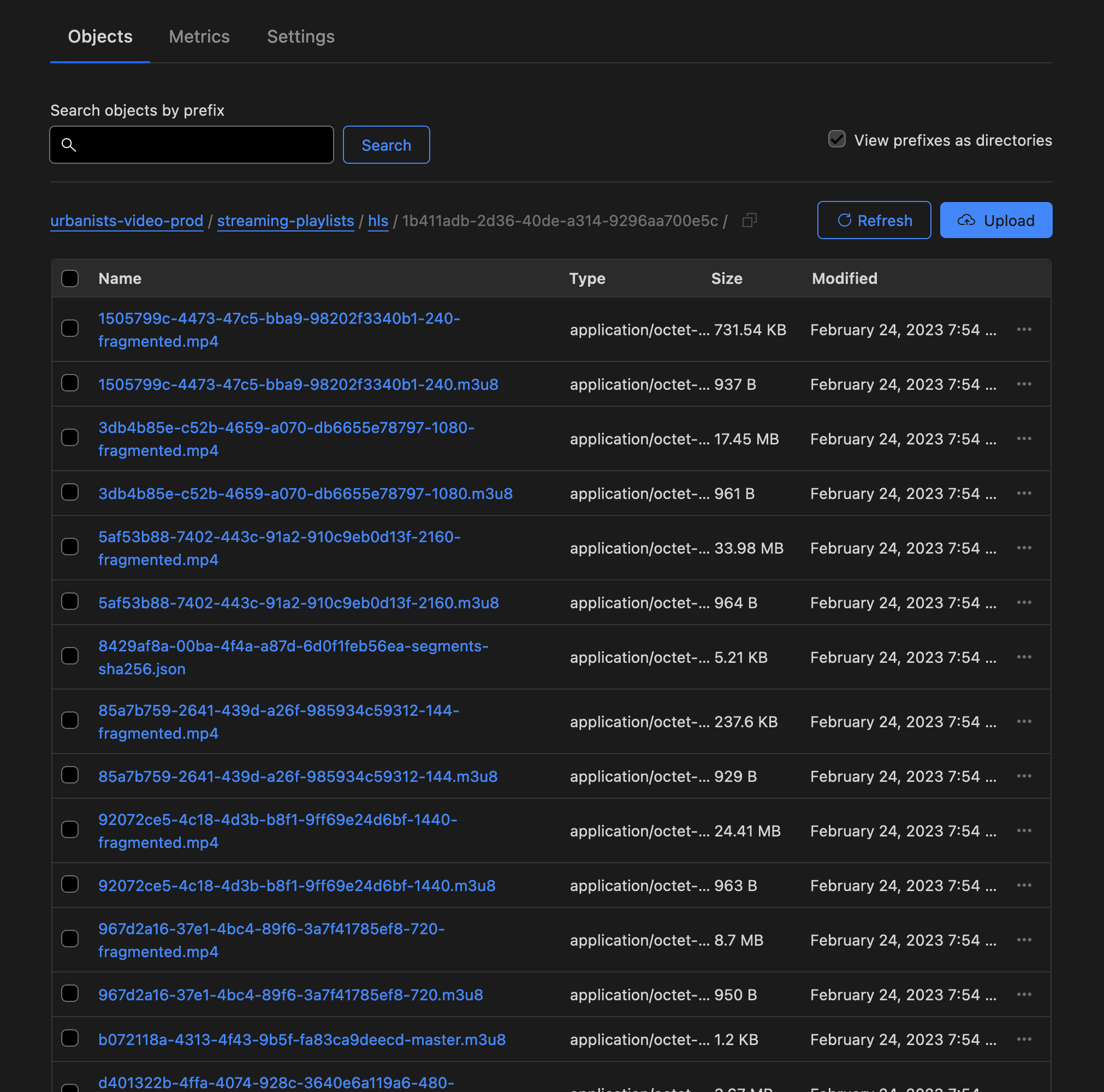 Video files in object storage nulled out when updating video privacy from private to public on ...