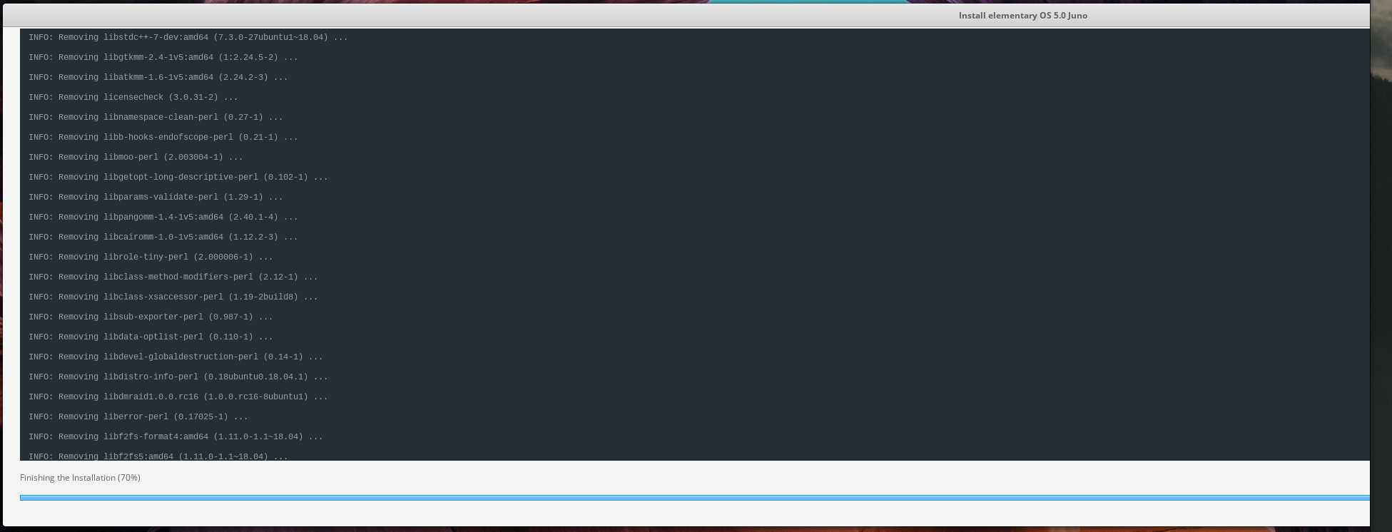 Progress output expands window horizontally · Issue #373 · elementary/installer · GitHub