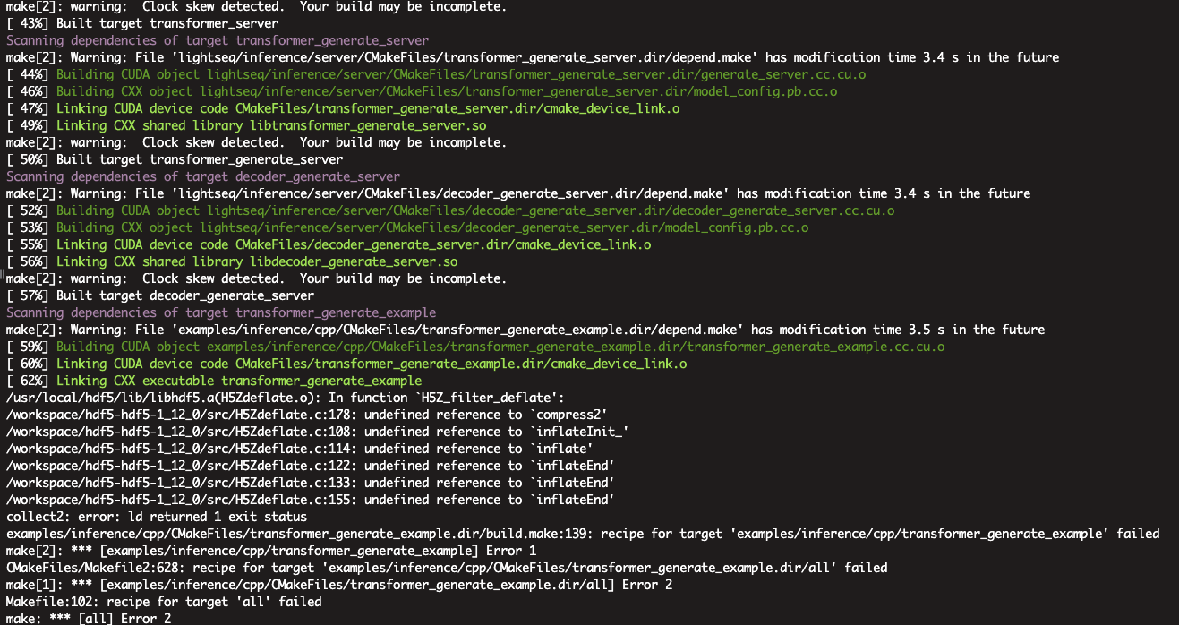build source code error · Issue #216 · bytedance/lightseq · GitHub