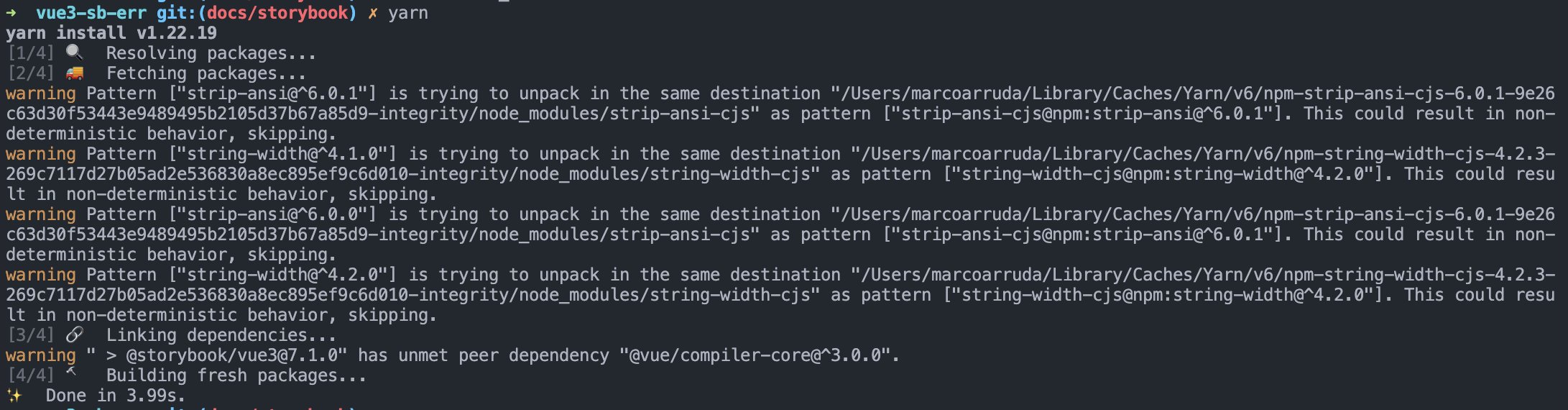 [Bug]: string-width dependency stops storybook from executing · Issue #22431 · storybookjs ...