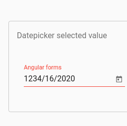 Typing in an invalid hour into the hour field of the time picker ...