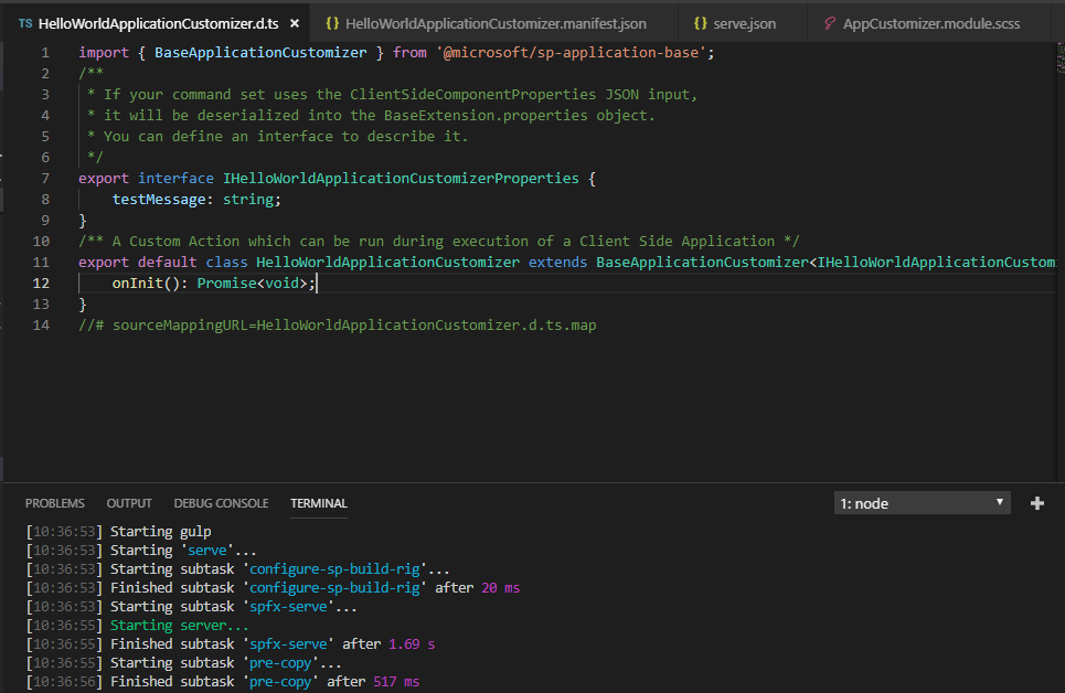 Lost Code While Running Gulp Serve · Issue 3980 · Sharepointsp Dev Docs · Github