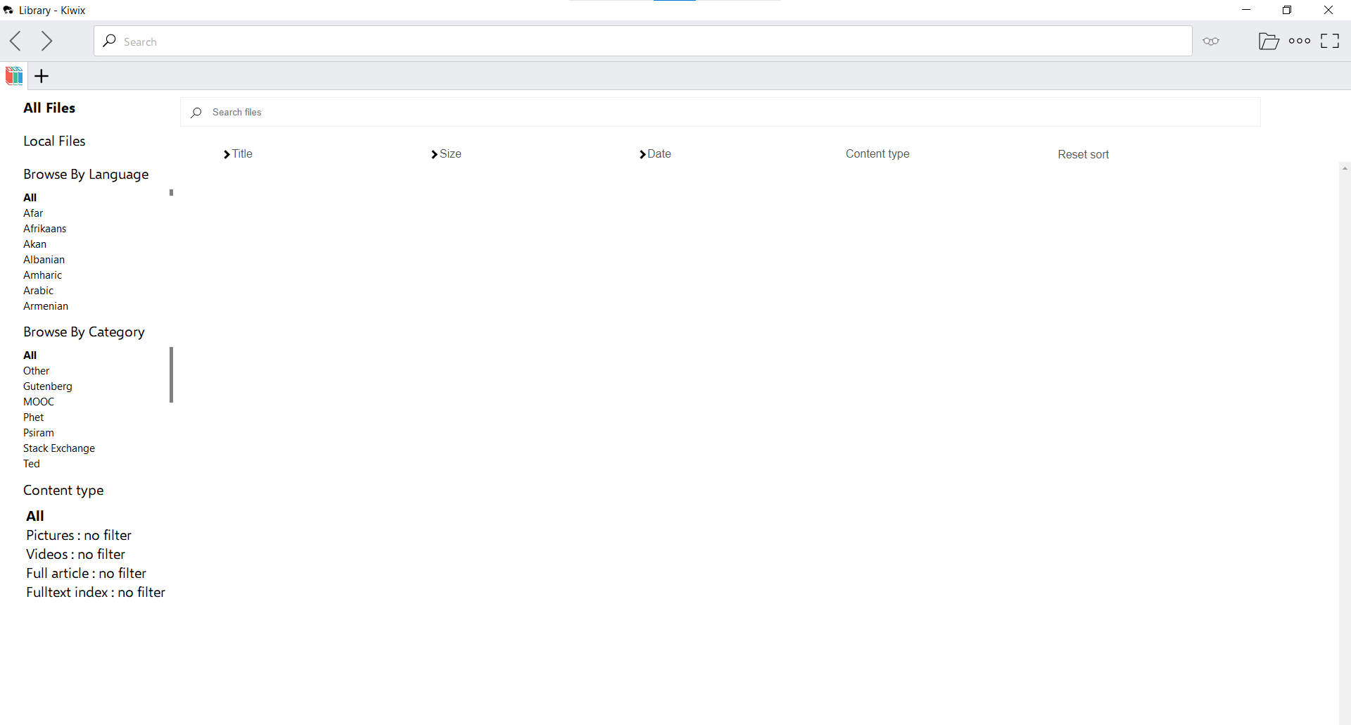 Empty online library · Issue #785 · kiwix/kiwix-desktop · GitHub