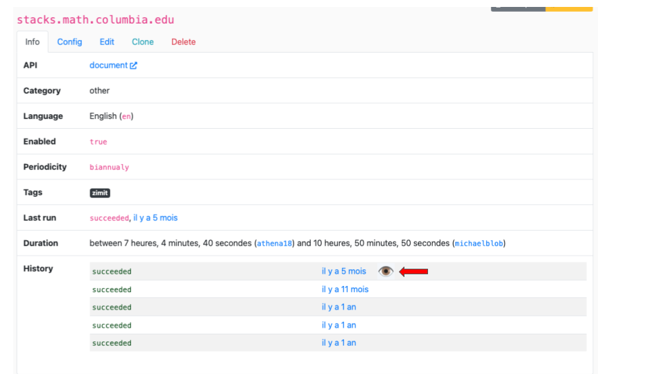 Add Link To Dev Next To Last Zim File Generated 