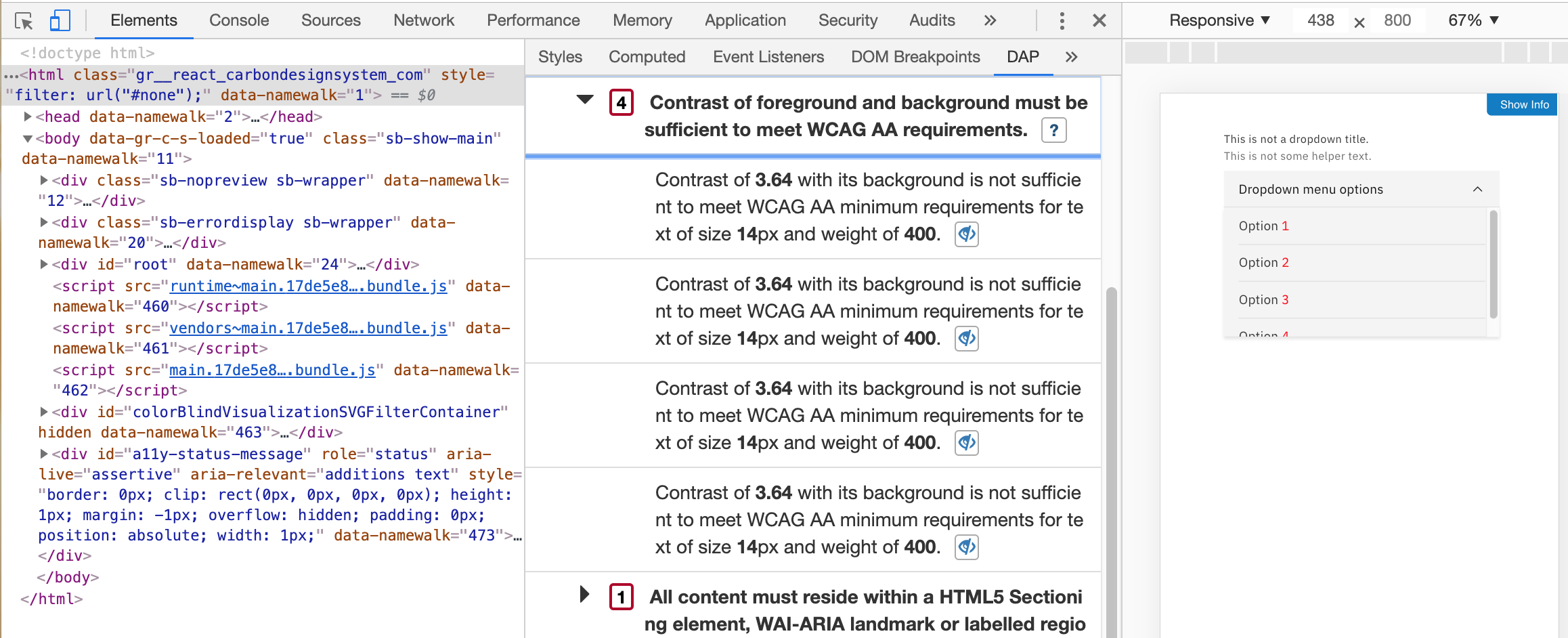 Avt 1 React Dropdown Has 2 Dap Violations · Issue 2827 · Carbon Design System Carbon · Github