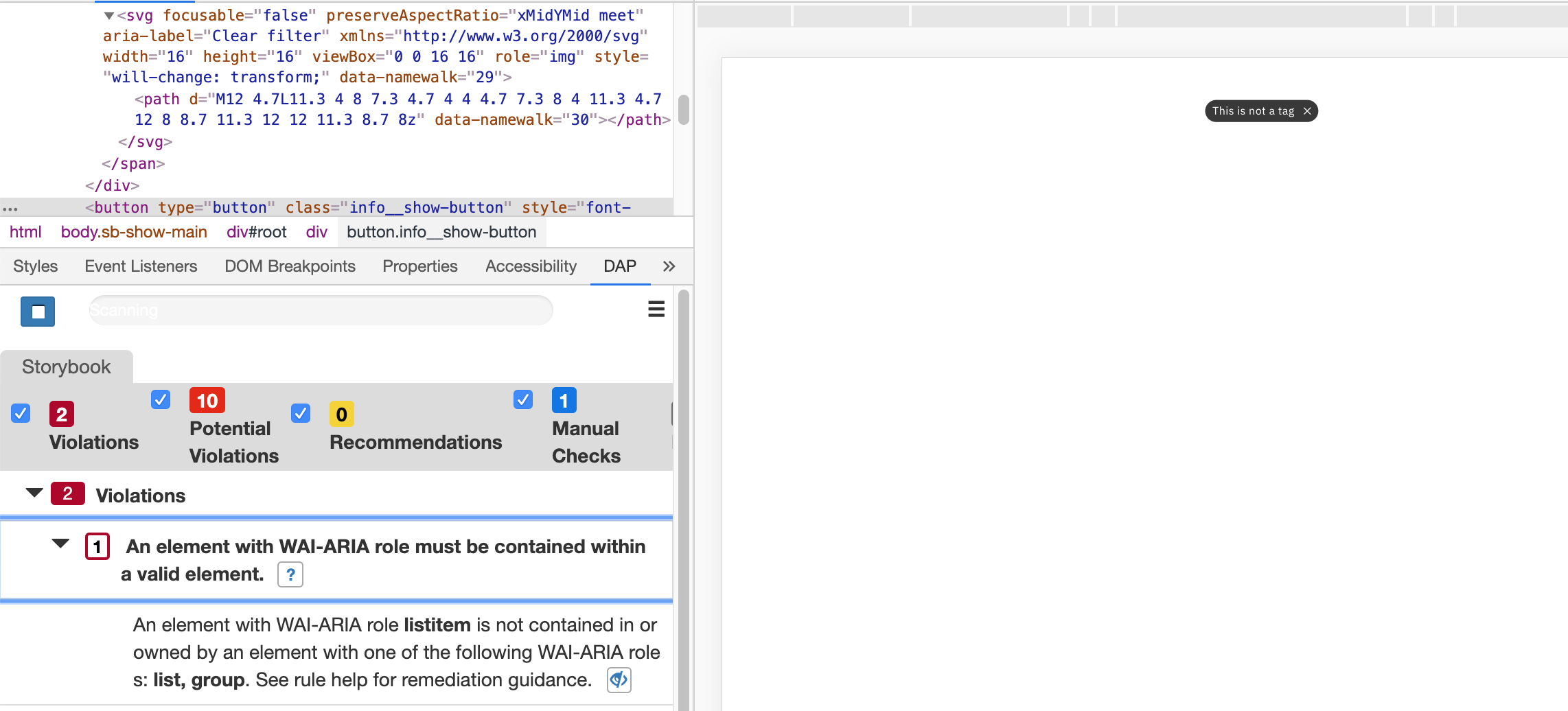 Avt 1 Tag Default And Filter React Component Has Dap Violations · Issue 4428 · Carbon Design