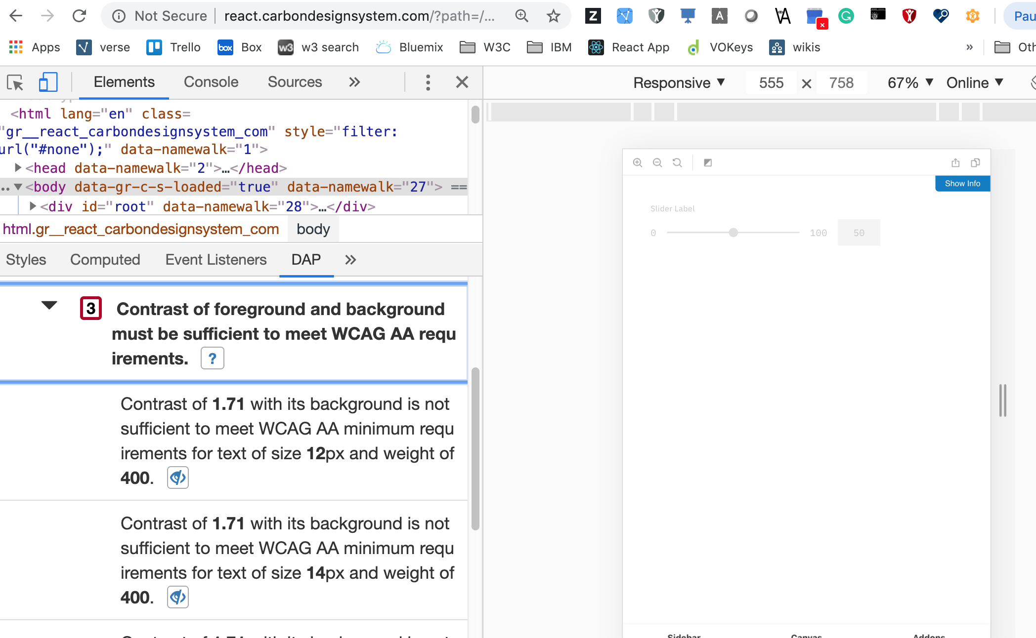 Avt 1 Slider Has Dap Violation When Disabled · Issue 4538 · Carbon Design System Carbon · Github